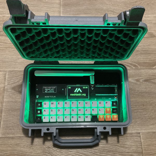 MechSenger - Meshtastic with mechanical keyboard | Hackaday.io