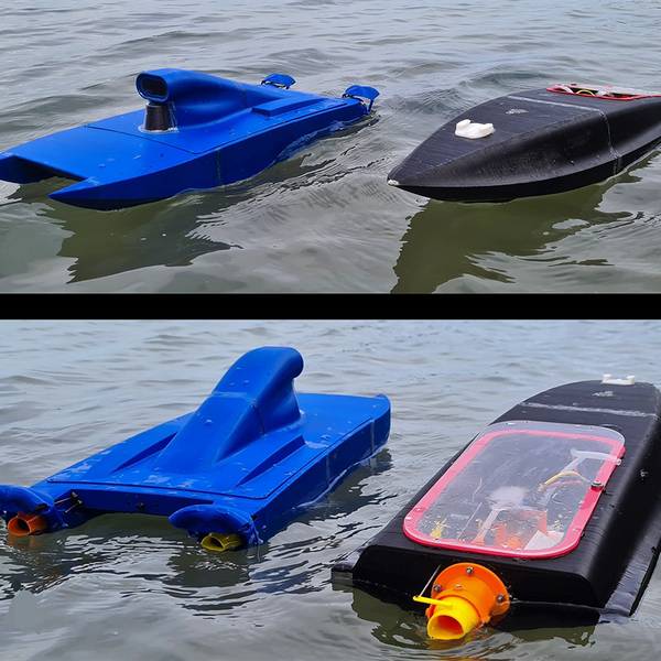 Low-Cost, Waterjet-Powered Robotic Speedboats | Hackaday.io