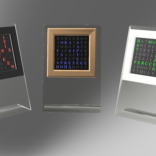 8x8 RGB LEDMatrix Desktop Word Clock | Hackaday.io
