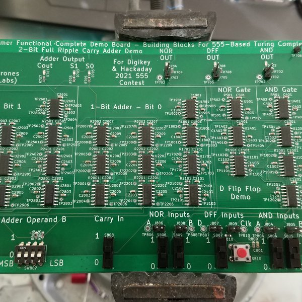 555 Timer Functional Complete Logic Gates | Hackaday.io
