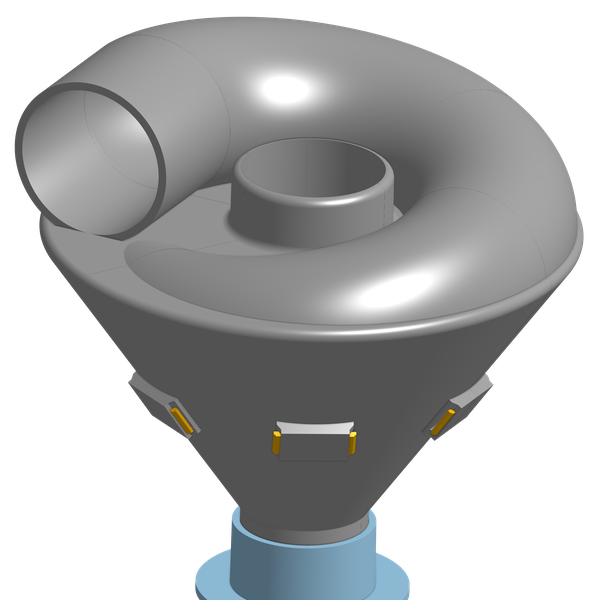 3D Printed Vortex Particle Separator for Shop Vac | Hackaday.io