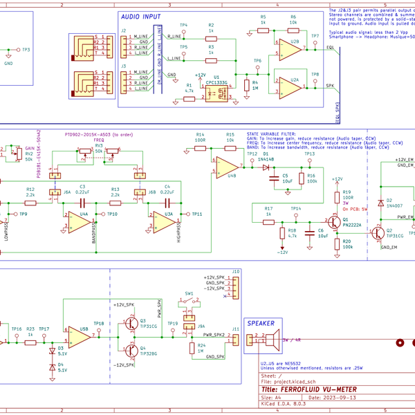 Ferrofluid VU-Meter | Hackaday.io