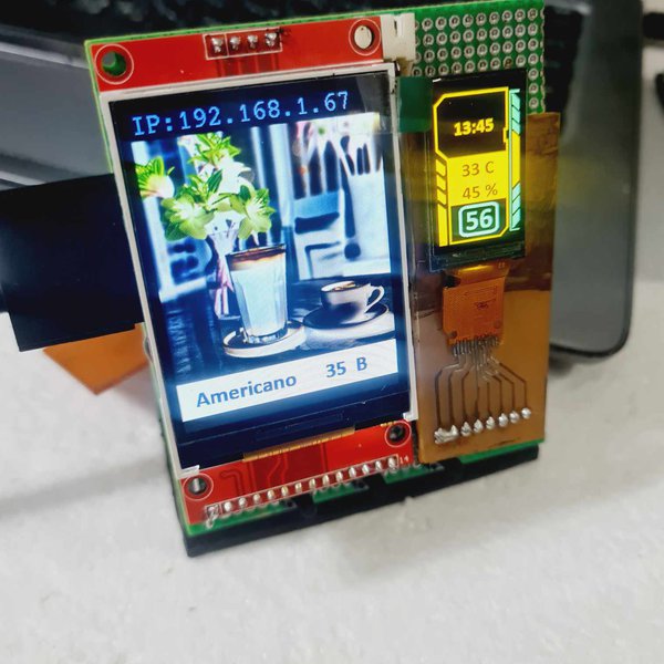 ESP32 DIY Smart Menu for Coffee Cafe | Hackaday.io