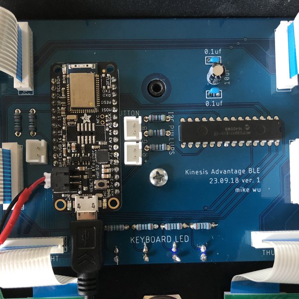 Wireless BLE Kinesis Advantage (Custom Controller) | Hackaday.io