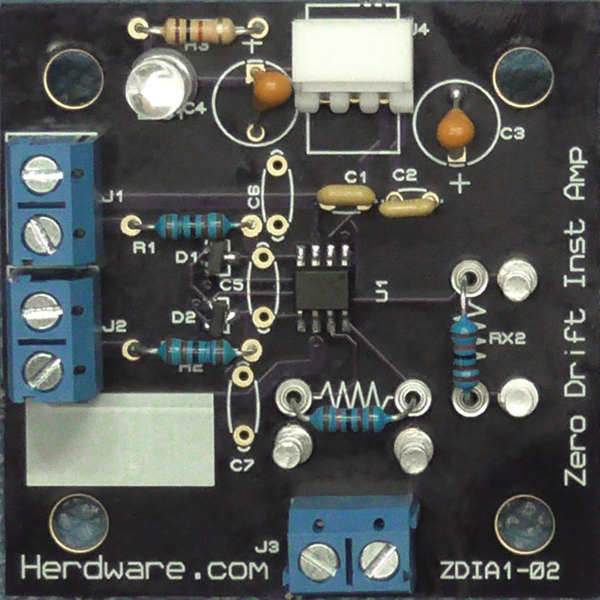 Herdware: Zero Drift Instrumentation Amplifier | Hackaday.io
