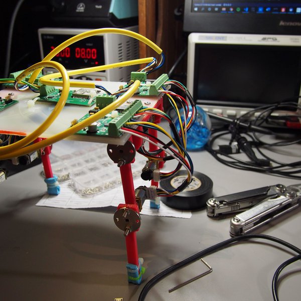 Quadruped Robot with Custom Leg Controllers | Hackaday.io