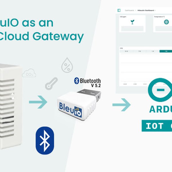 Sending BLE AQM Data to Arduino Cloud Using BleuIO | Hackaday.io