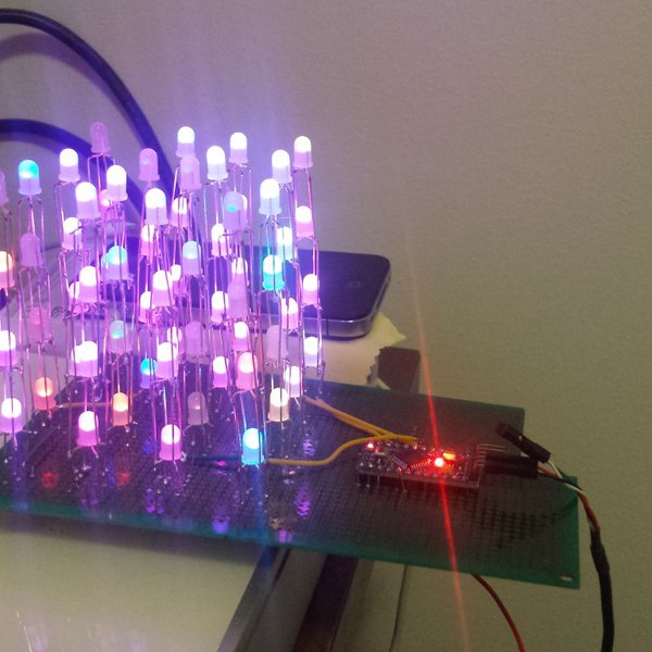 4x4 RGB LED Cube | Hackaday.io