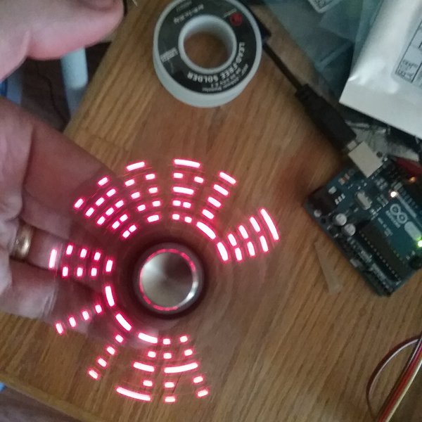 POV Spinner AKA Fidgetspinduino :) | Hackaday.io
