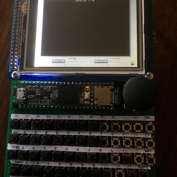 Aiie! - an embedded Apple //e emulator | Hackaday.io