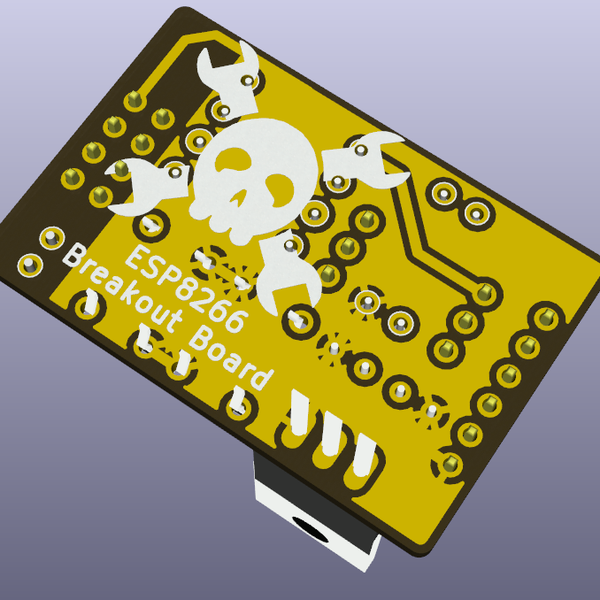 ESP8266-01 breakout board | Hackaday.io