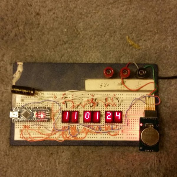 Retro - LED clock | Hackaday.io