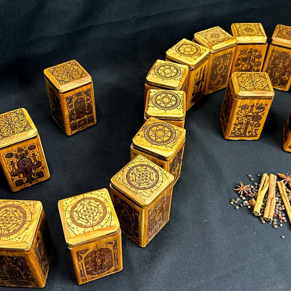 Wooden Vertical Carousel Spice Rack Alchemy Design | Hackaday.io