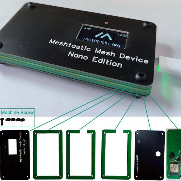 Meshtastic Mesh Device Nano Edition | Hackaday.io