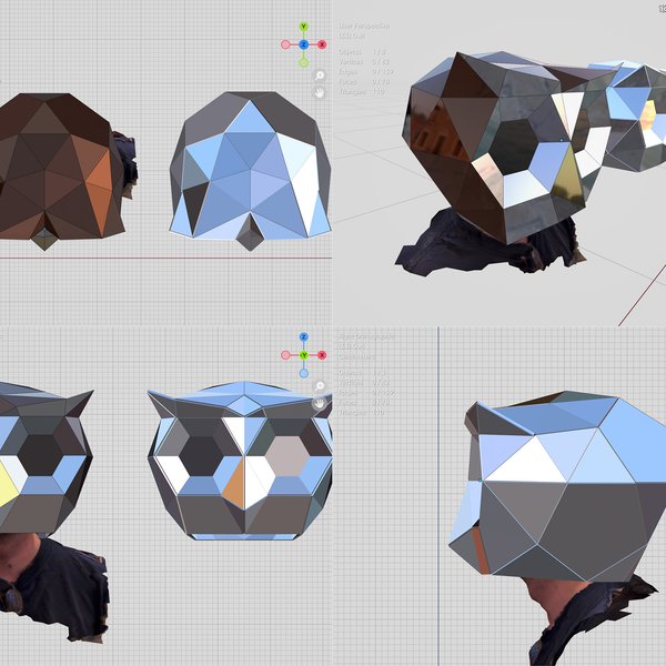 Low-Poly Animal Masks | Hackaday.io