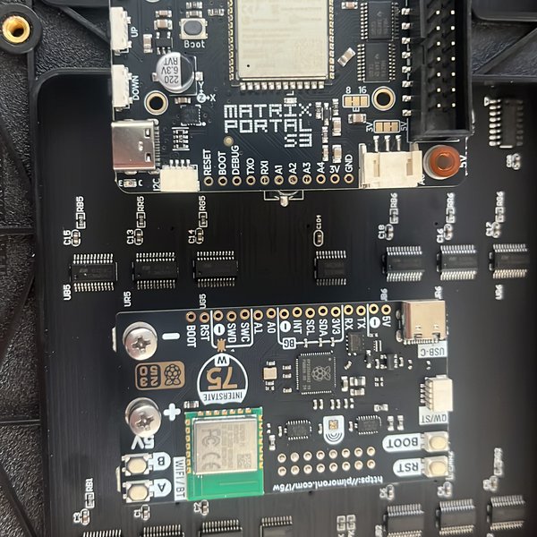 Matrix Display - HUB75 display for Home Assistant | Hackaday.io