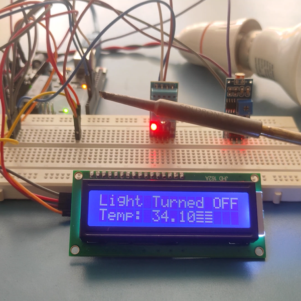 Temperature & Light Controlled Home Automation | Hackaday.io