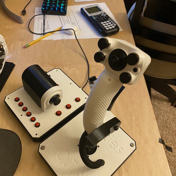 3D Printed 3-Axis Joystick and Throttle H.O.T.A.S | Hackaday.io 3D Printed 3-Axis Joystick and Throttle H.O.T.A.S | Hackaday.io