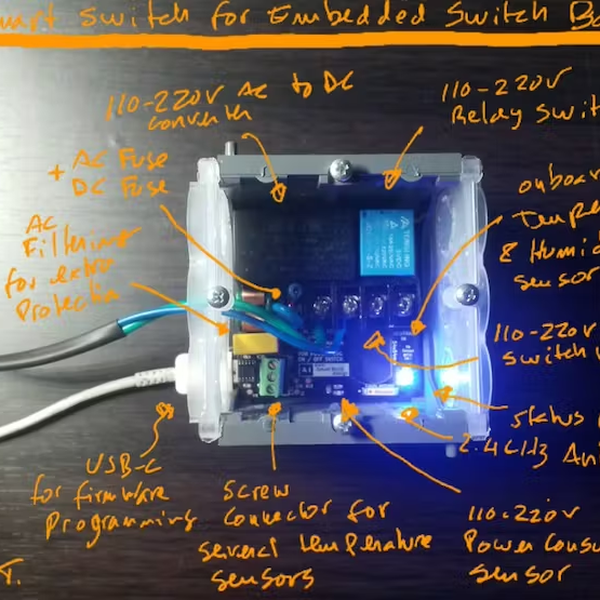 Smart Power Switch / Outlet | Hackaday.io