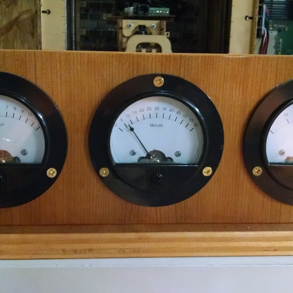 Voltmeter clock | Hackaday.io