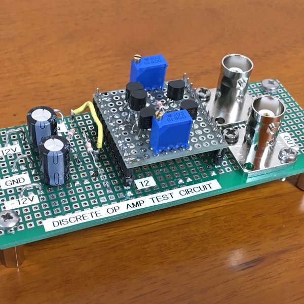Homemade Operational Amplifier | Hackaday.io