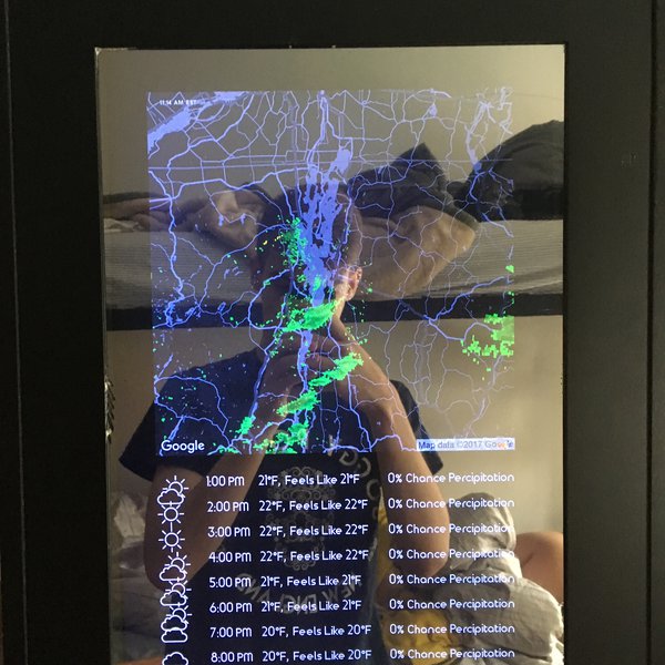 Gesture Controlled Smart Mirror | Hackaday.io Gesture Controlled Smart Mirror | Hackaday.io