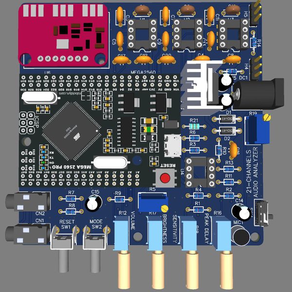 21 Band Audio Spectrum Analyzer | Hackaday.io