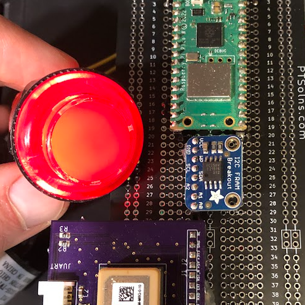 GPS Pothole Button, Raspberry Pi PICO and FRAM | Hackaday.io
