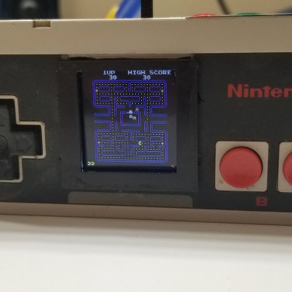 Tiny arcade stuffed in an NES controller. | Hackaday.io