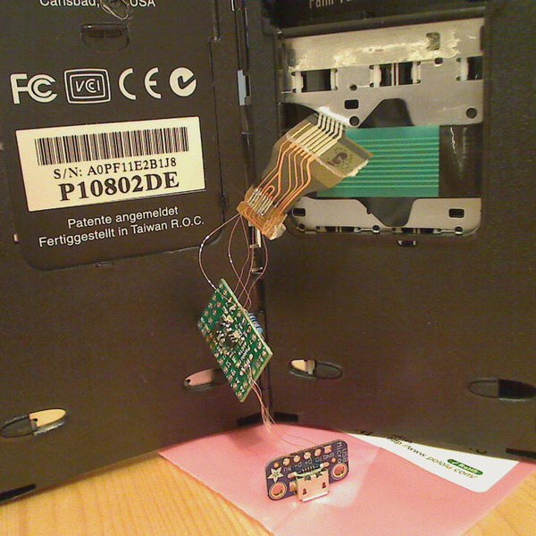 Palm Portable Keyboard USB mod | Hackaday.io