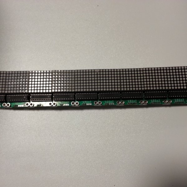 80x8 Led Matrix Display