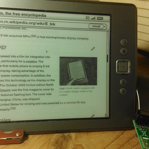 6 inch Pi E-ink display | Hackaday.io