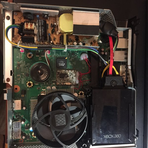 Xbox 360 Slim with Internal power supply | Hackaday.io