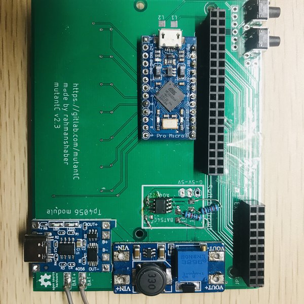 mutantC v2 - A HandHeld for everything | Hackaday.io