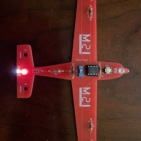 Airplane Lights Keychain | Hackaday.io