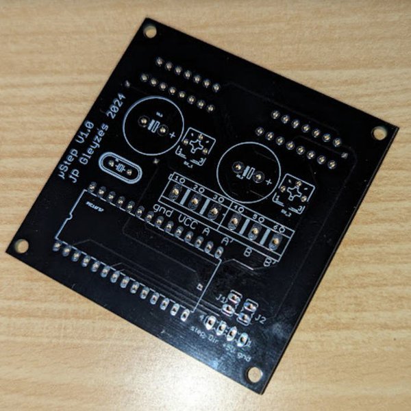 µstep solo stepper motor controller | Hackaday.io