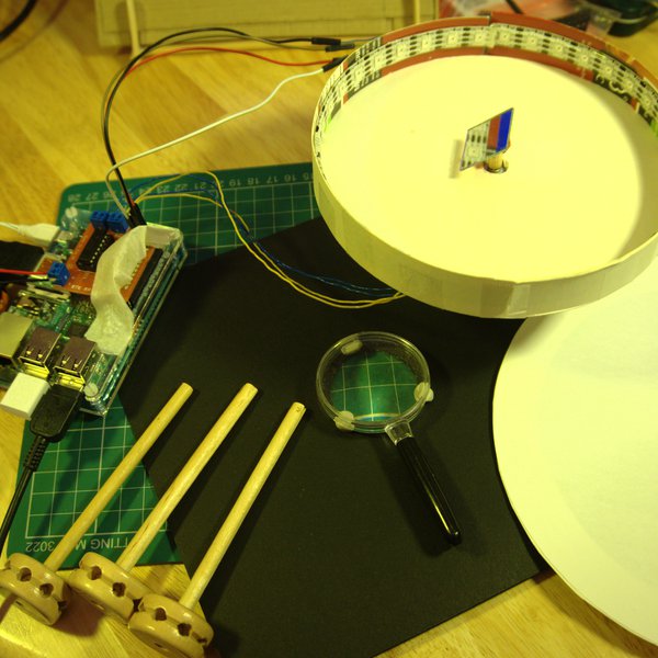 Radial LED Projection ISS Tracker | Hackaday.io