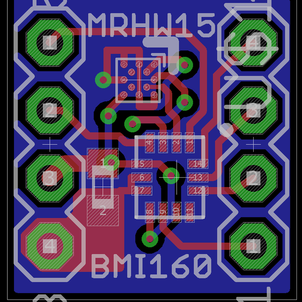 BMI160+BMM150 DIP8 breakout | Hackaday.io