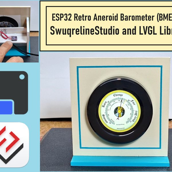 ESP32 Aneroid Barometer using Squareline Studio | Hackaday.io