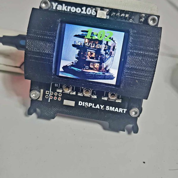 Desk Clock Lcd ST7735 | Hackaday.io