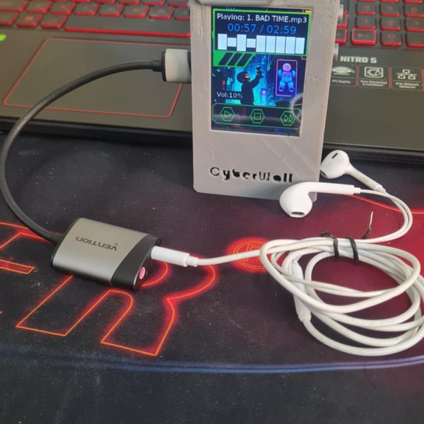 Cyber WalkMan :Cyberpunk-style Multi-Display Music | Hackaday.io