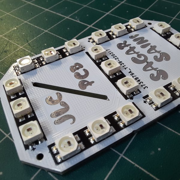 Making 7 segment display using Neo pixel LED | Hackaday.io