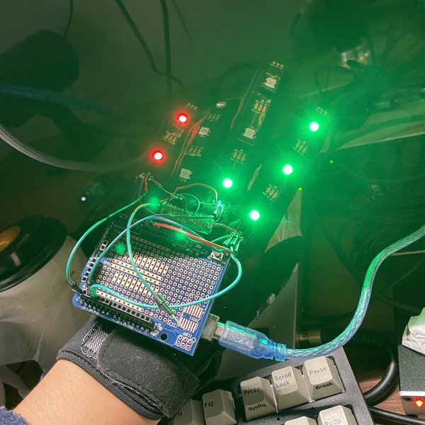 CyberGlove: A Wearable Reaction Game Device | Hackaday.io