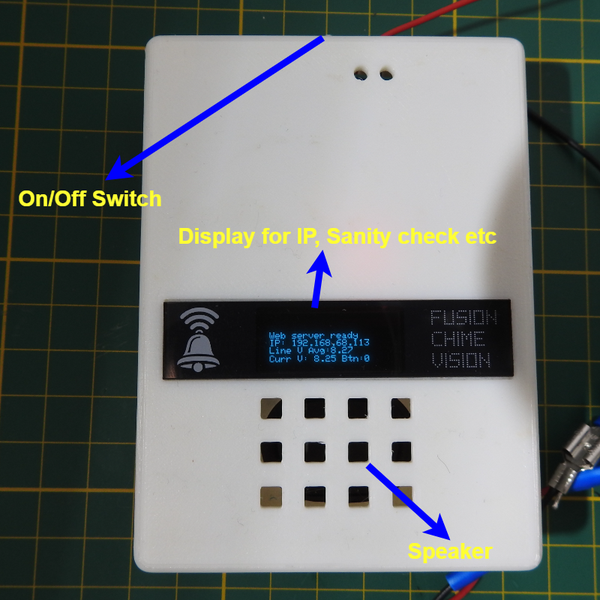 Fusion Chime Vision: ESP32-Based Smart Doorbell | Hackaday.io