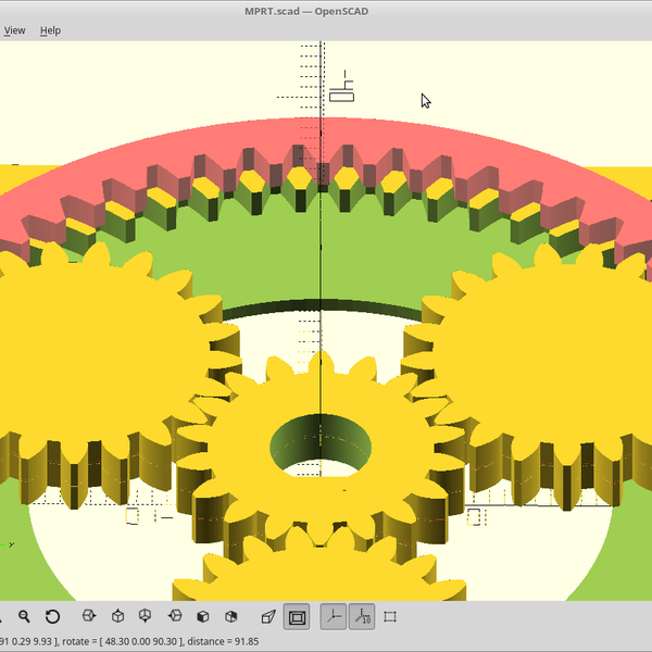 MPRT - Modified planetary robotics transmission | Hackaday.io