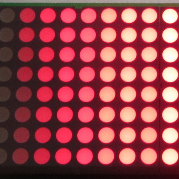 Hackaday Belgrade badge greyscale display | Hackaday.io