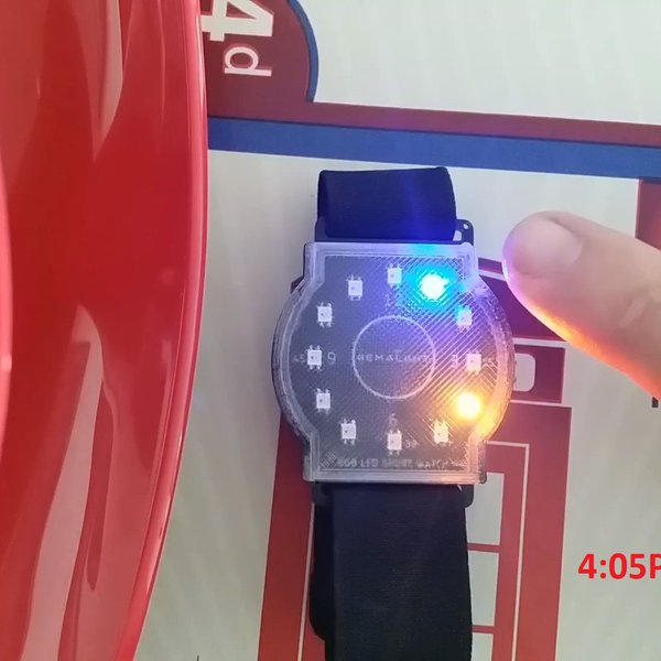Retro futuristic RGB LED wrist watch with 3 modes | Hackaday.io