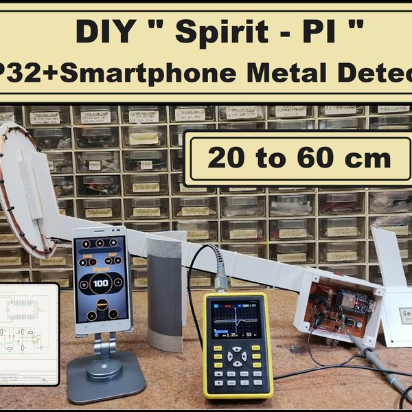 DIY -Spirit PI- ESP32 + Smartphone Metal Detector | Hackaday.io