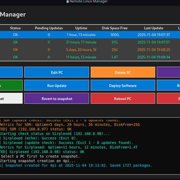 Remote Linux Manager | Hackaday.io