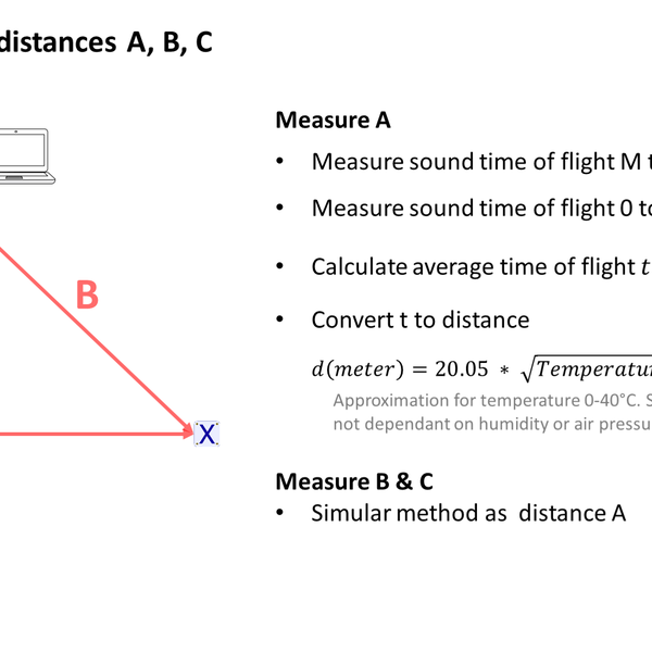 Accurate 2D positioning with 2 sonar beacons. | Hackaday.io